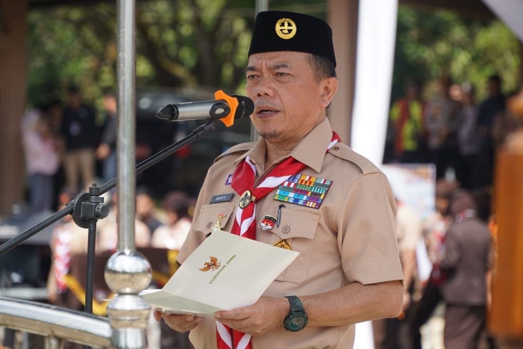Buka Jambore Daerah Pramuka Jambi 2026, Al Haris: Wadah Kepemimpinan ...